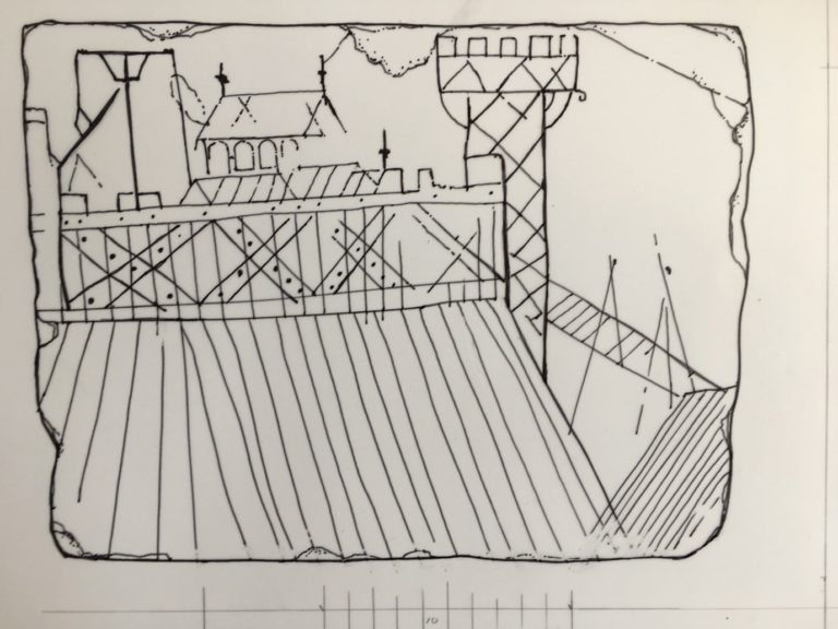 A wooden castle scratched in stone: a 13th-century graffito from the ...